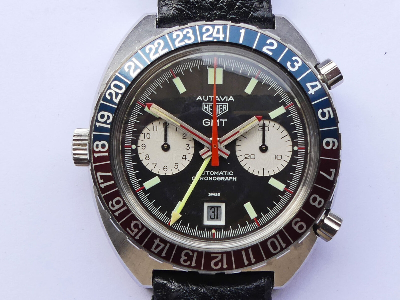 Heuer Autavia GMT Ref. 1163GMT 1st exec. Dial – ClassicHeuer