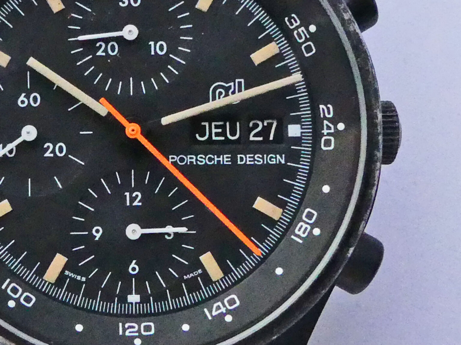 Orfina Porsche Design Vintage “TOP GUN” Chronograph Ref. 7750 ...